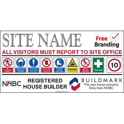 Site Entrance Multi Sign (Quickfit) | Glendining Signs